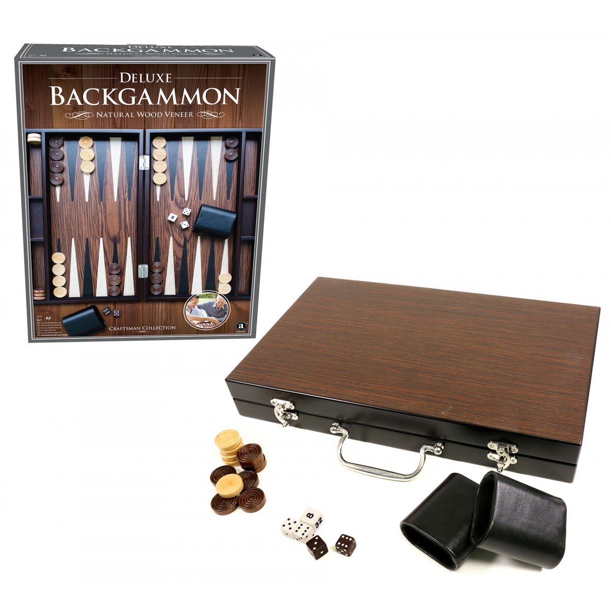 CRAFTSMAN Deluxe Backgammon Set