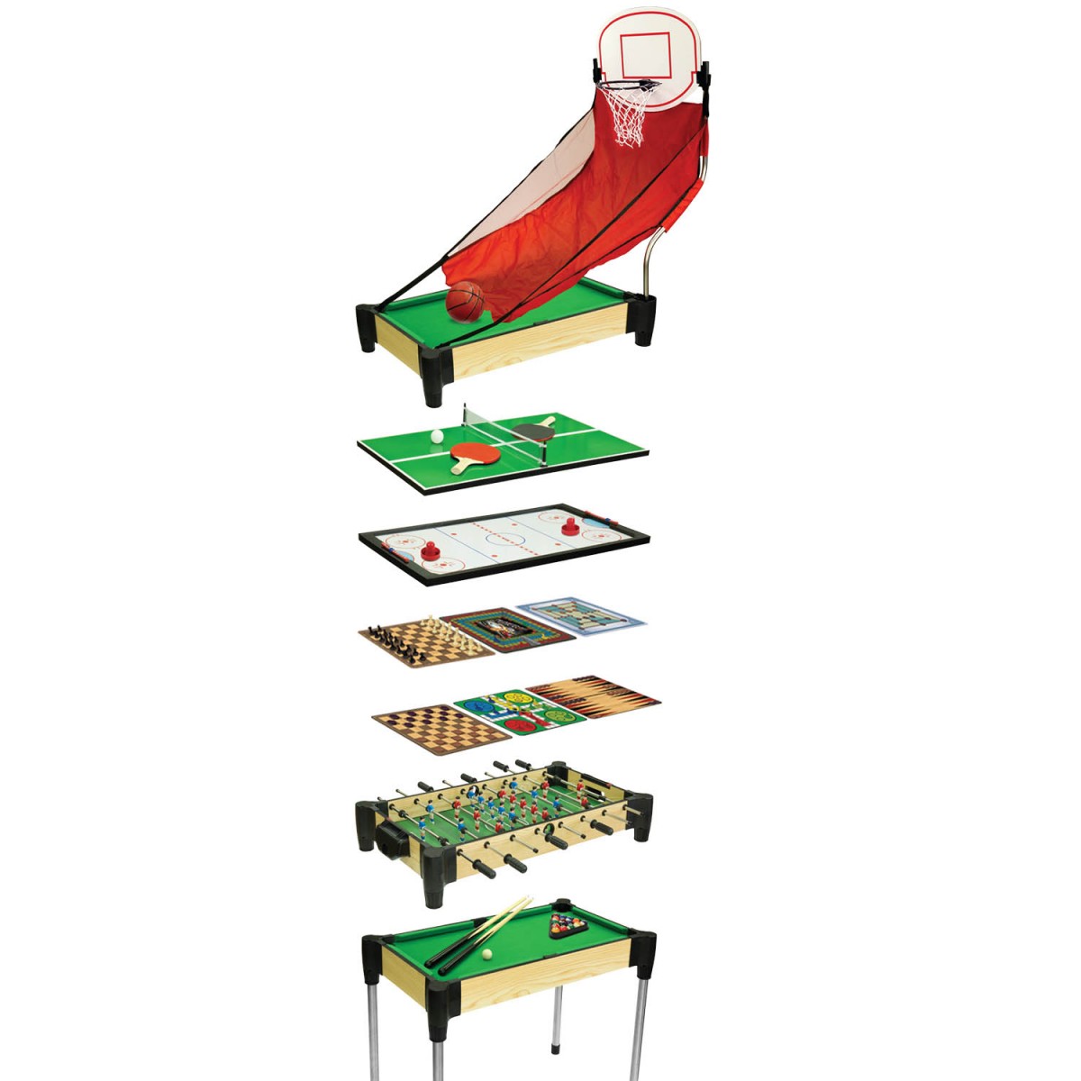 36" (92cm) 12-in-1 Games Table