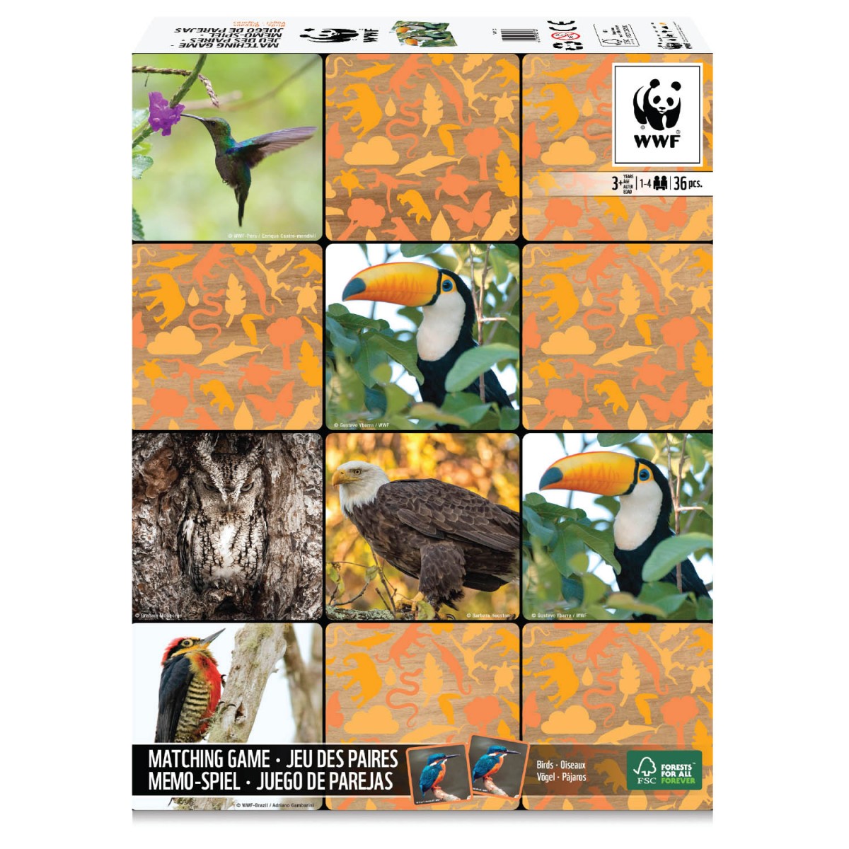 WWF Matching Game - Birds