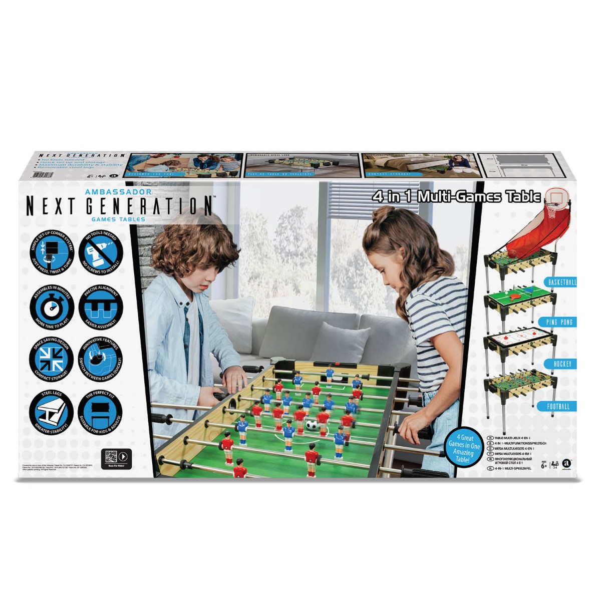 36" (92cm) 4-in-1 Games Table - Tavoli da gioco