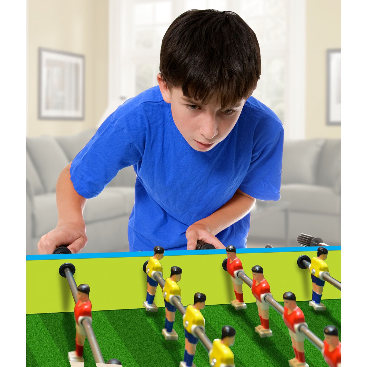 32" (82cm) 2-In-1 Table & Tabletop Football (Foosball / Soccer)