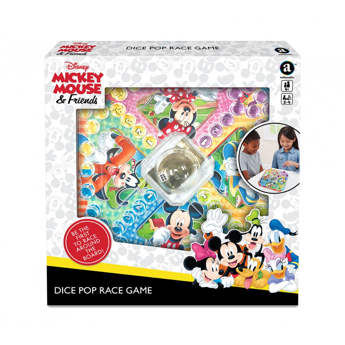 Mickey & Friends Dice Pop Race Game - Carnival Games