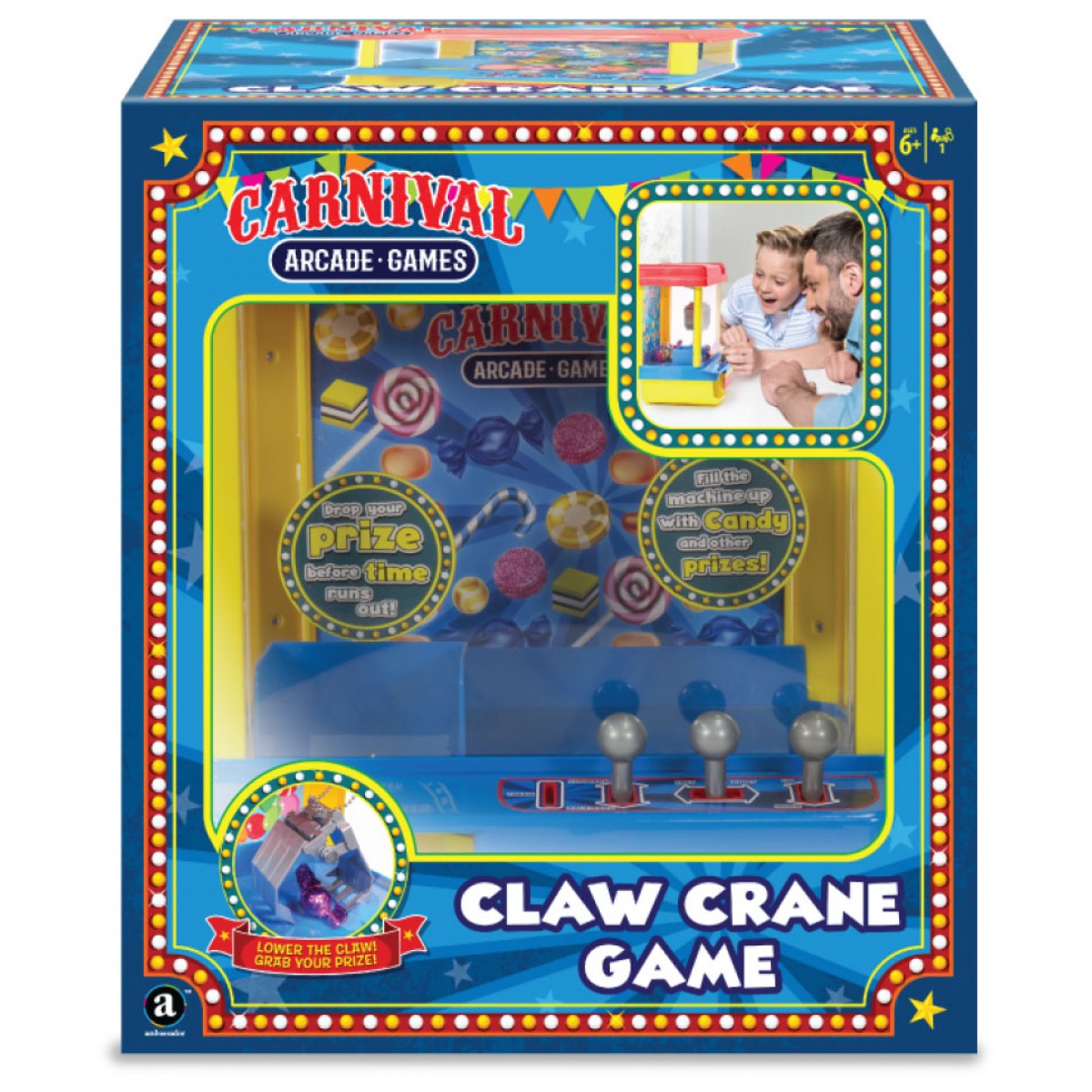 Arcade Claw Crane – 3 Joystick Version - Carnival Games