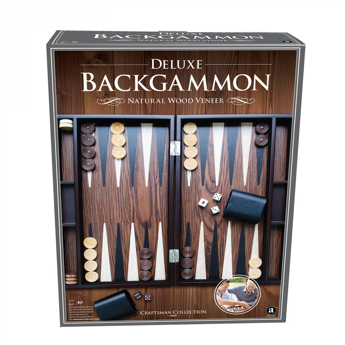CRAFTSMAN Deluxe Backgammon Set