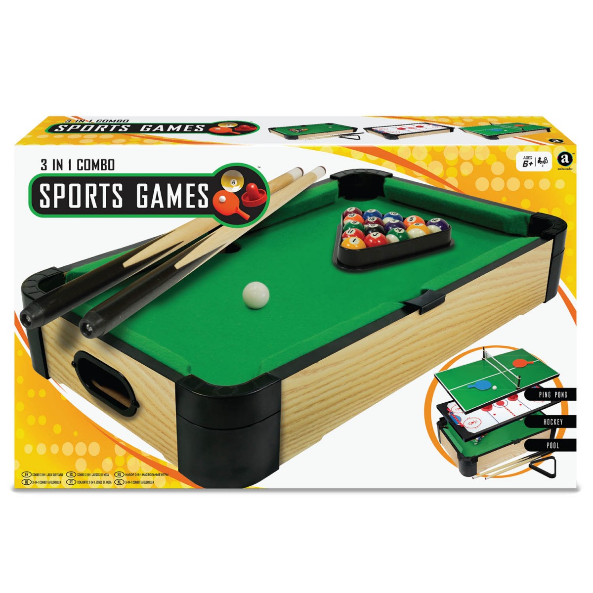 20” (50cm) Triple-Play Tabletop Pool