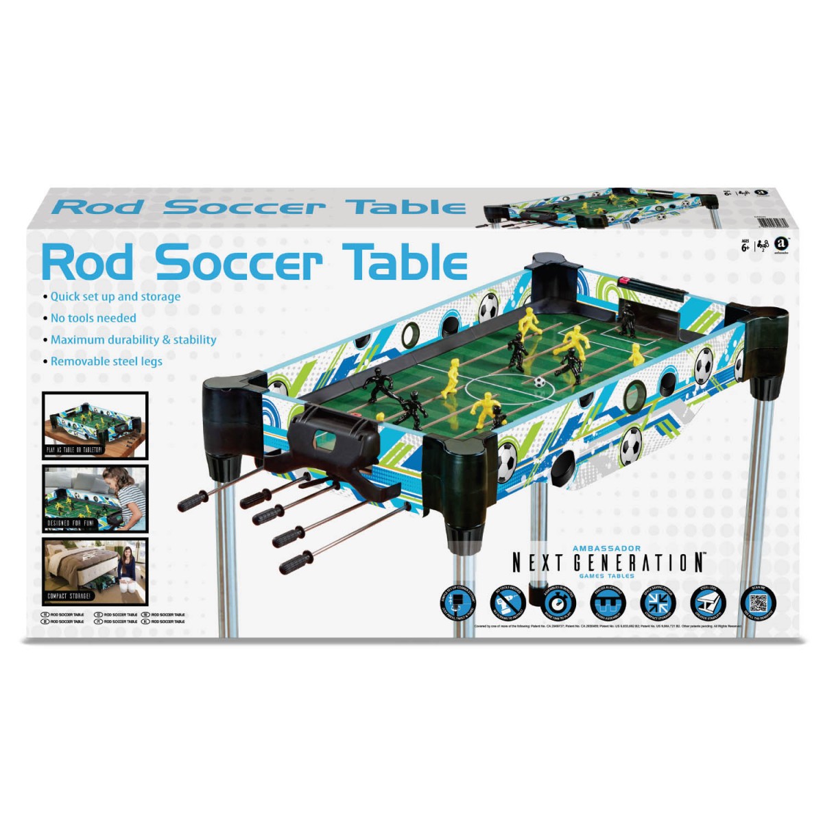 36” (92cm) Rod Football (Foosball/Soccer) Table - Games Tables