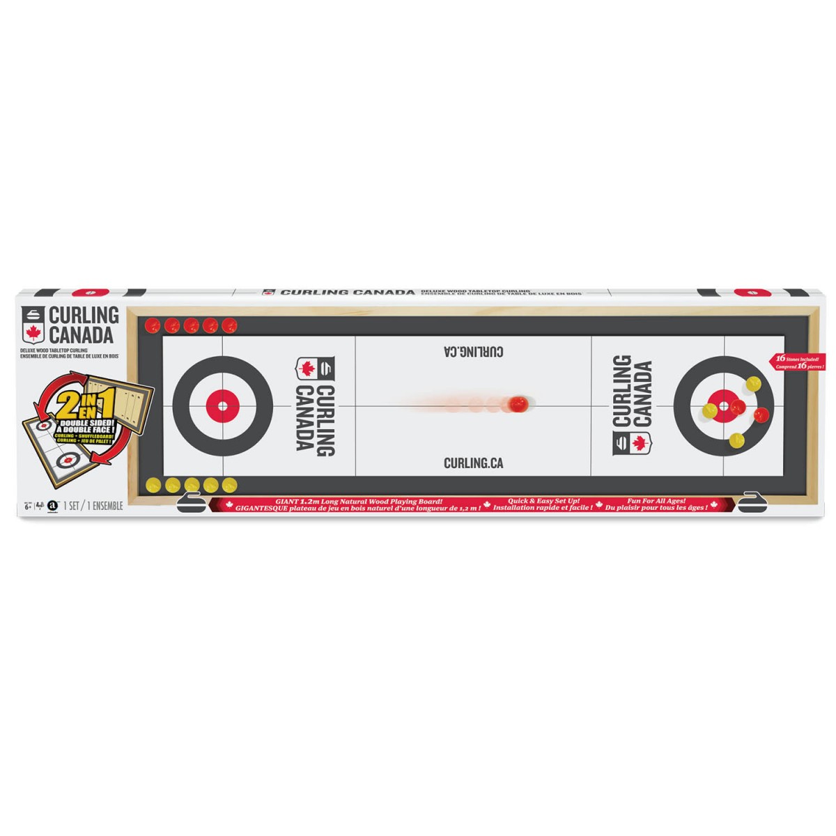 Curling Canada Deluxe Wood Tabletop Curling - Products