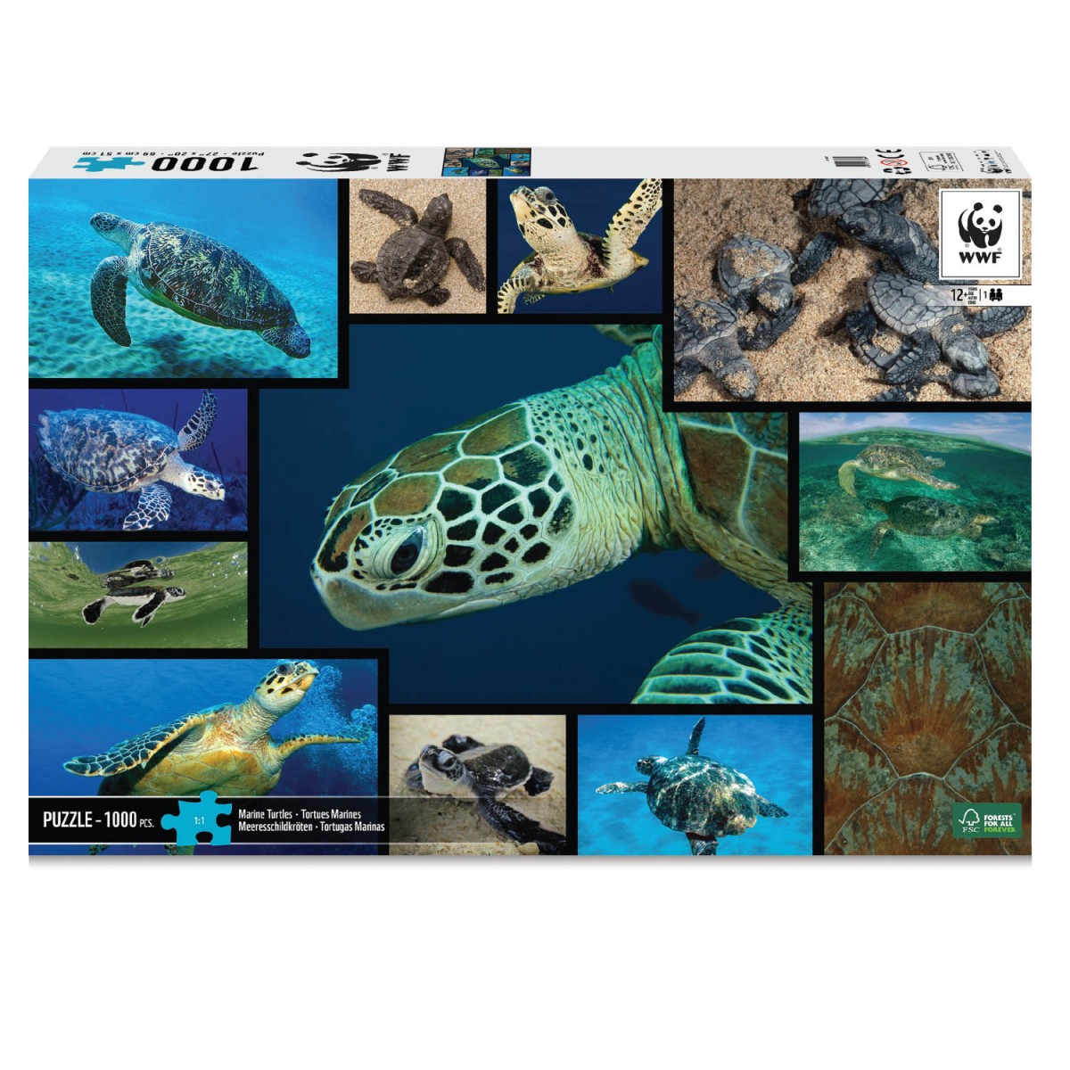 WWF 1000 piece puzzle - Sea Turtles