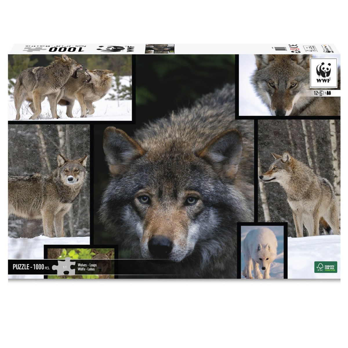 WWF 1000 piece puzzle - Wolves