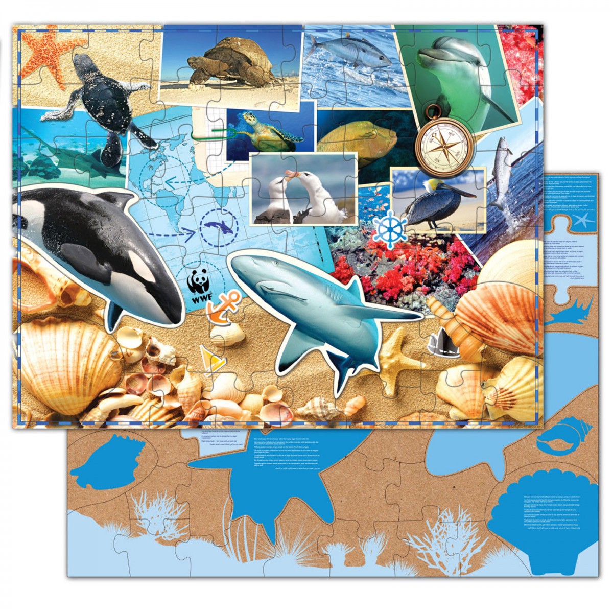 WWF Sea Life Floor Puzzle
