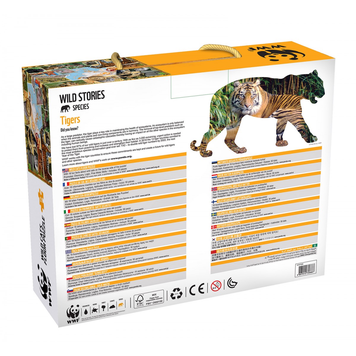 WWF Wild Cats Floor Puzzle - Puzzles