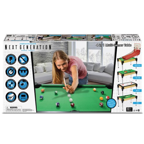 48" (122cm) 4-in-1 Games Table - Games Tables
