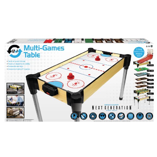48" (122cm) 12-in-1 Games Table - Instruction Manuals - Customer Care