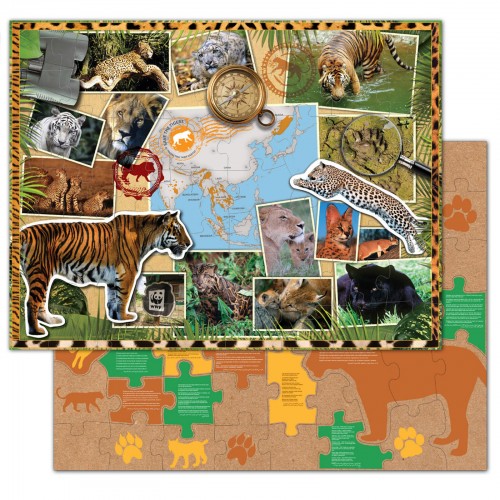 WWF Wild Cats Floor Puzzle - Puzzles