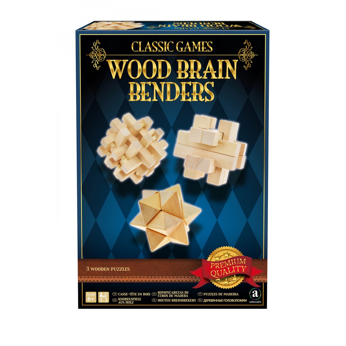 Classic Games Collection - Wood Brain Benders (3 Puzzles)